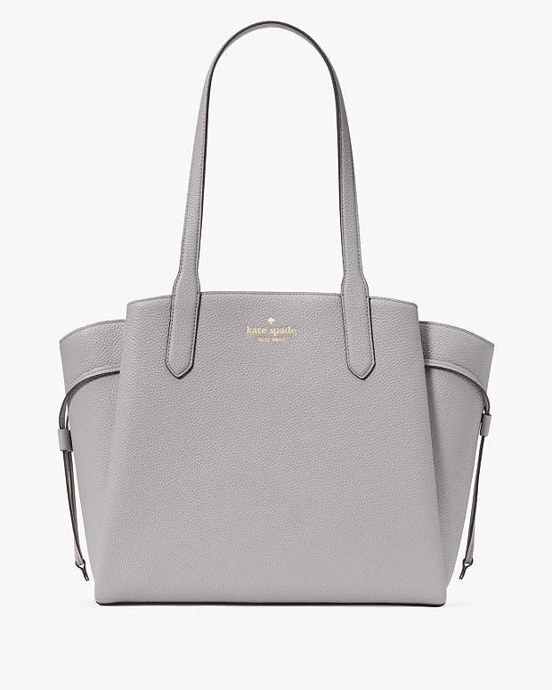 Kate Spade Dumpling Medium Tote mountain grey – HandbagsFromUSA